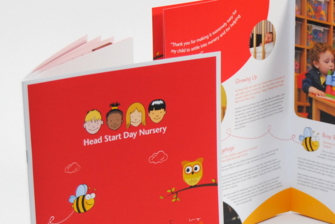 Prospectus Brochure Design for Head Start Day Nursery - Palmiero Design