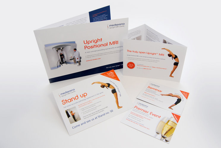 Promotional Literature Design for Medserena Upright MRI Centre ...