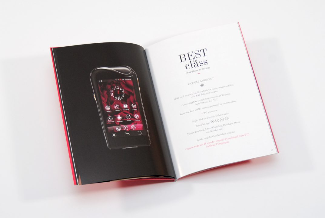 Luxury Mobile Phones Brochure Design for Savelli - by Palmiero Design