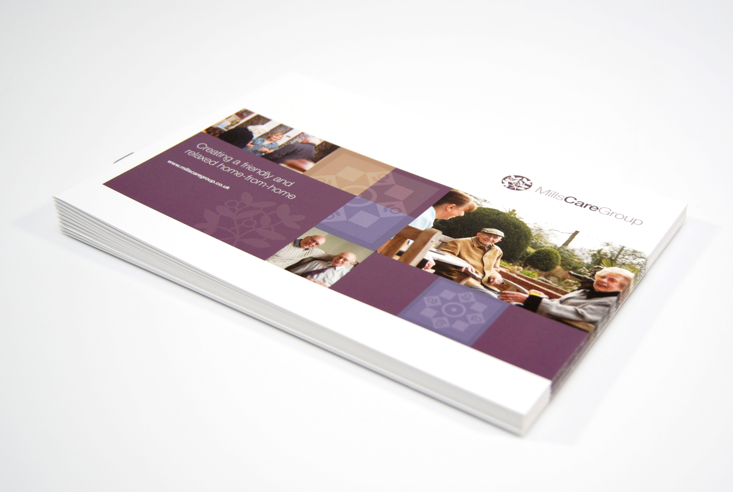 Care Home Brochure Design For Mills Care Group