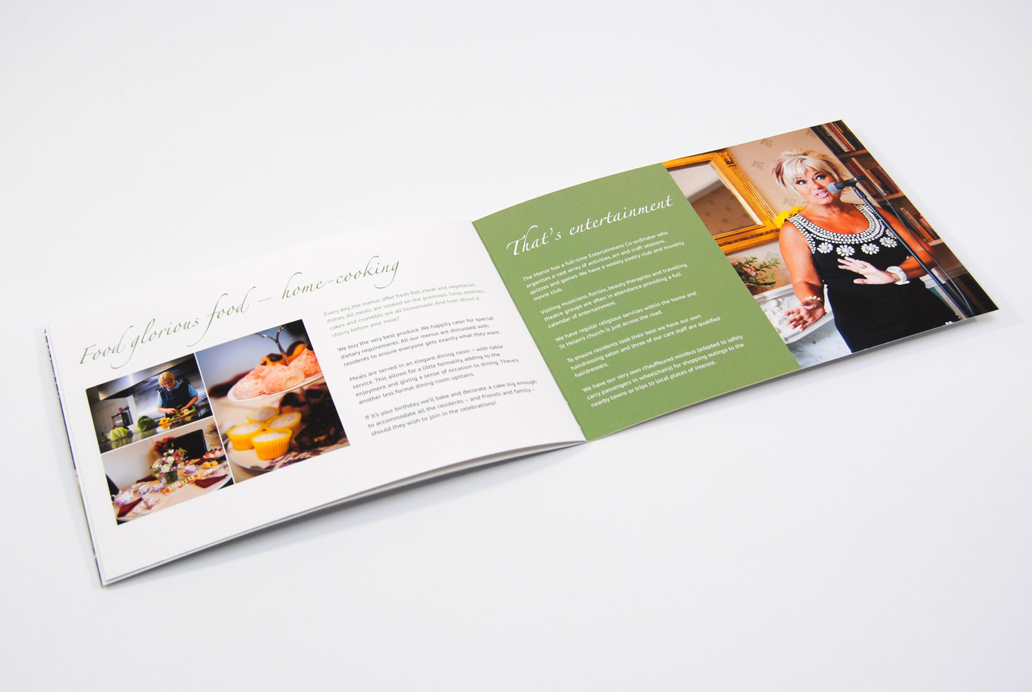 Nursing Care Home Brochure Design for Sibbertoft Manor - Palmiero Design