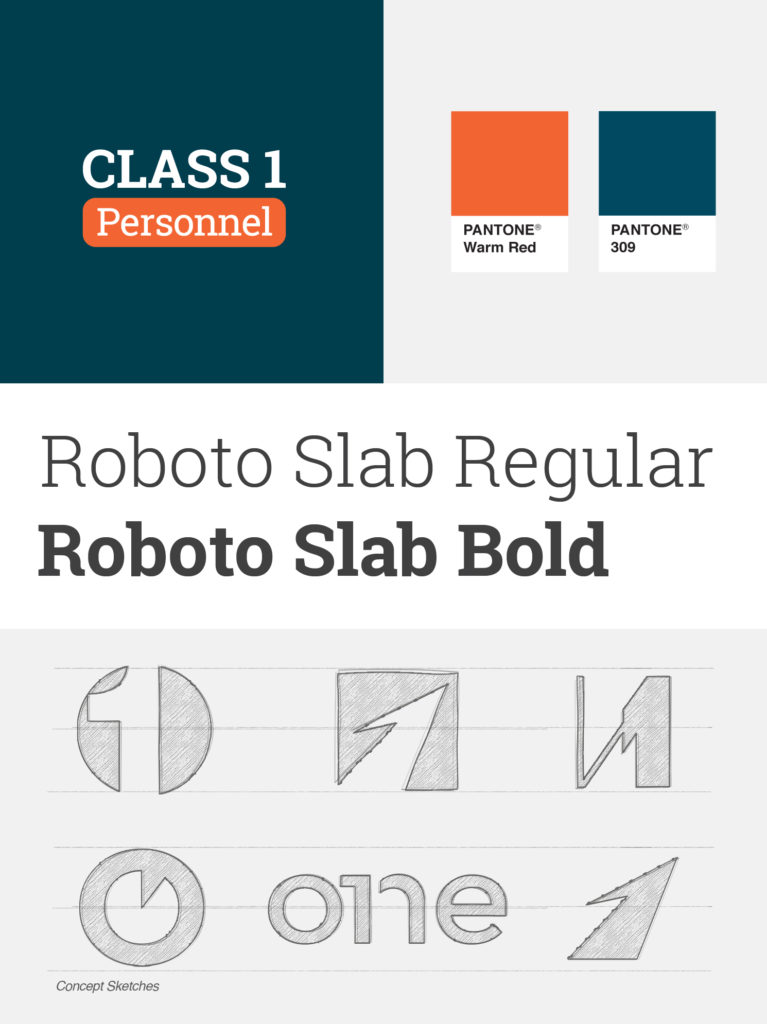 Logo Design for Class 1 Personnel - Palmiero Design