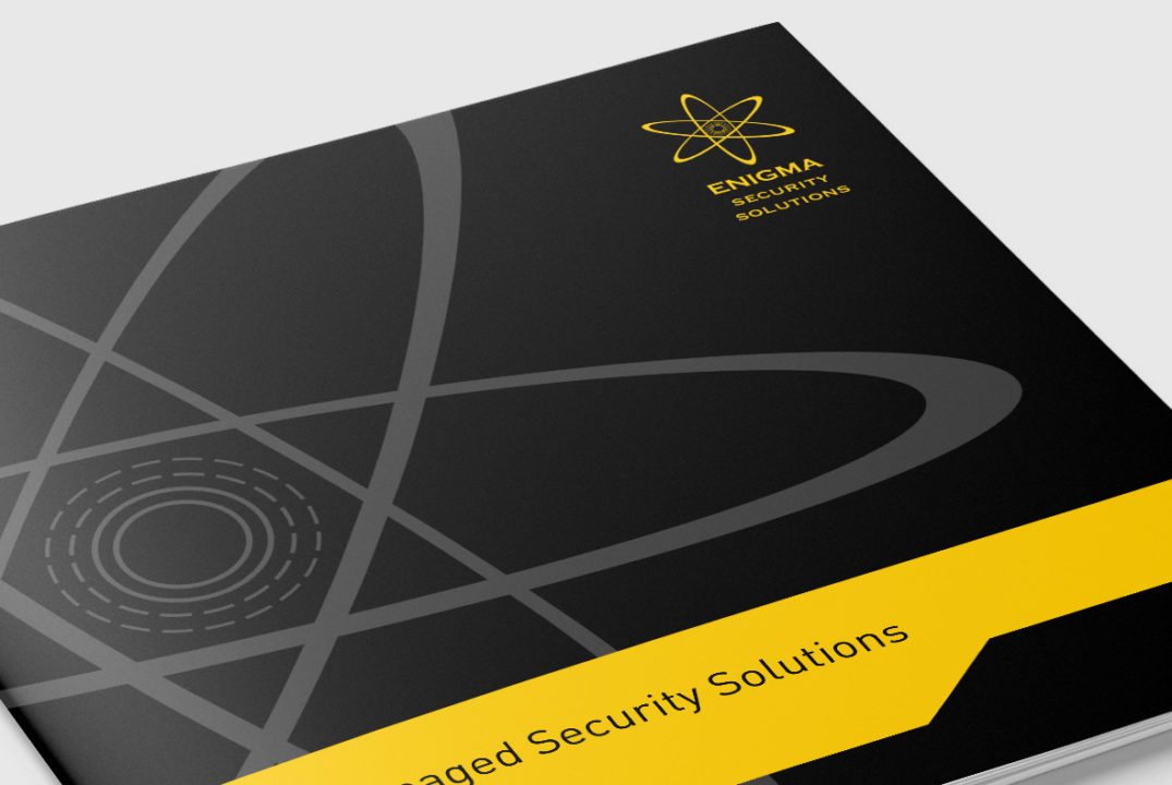 Security Solutions Brochure Design for Enigma - Palmiero Design