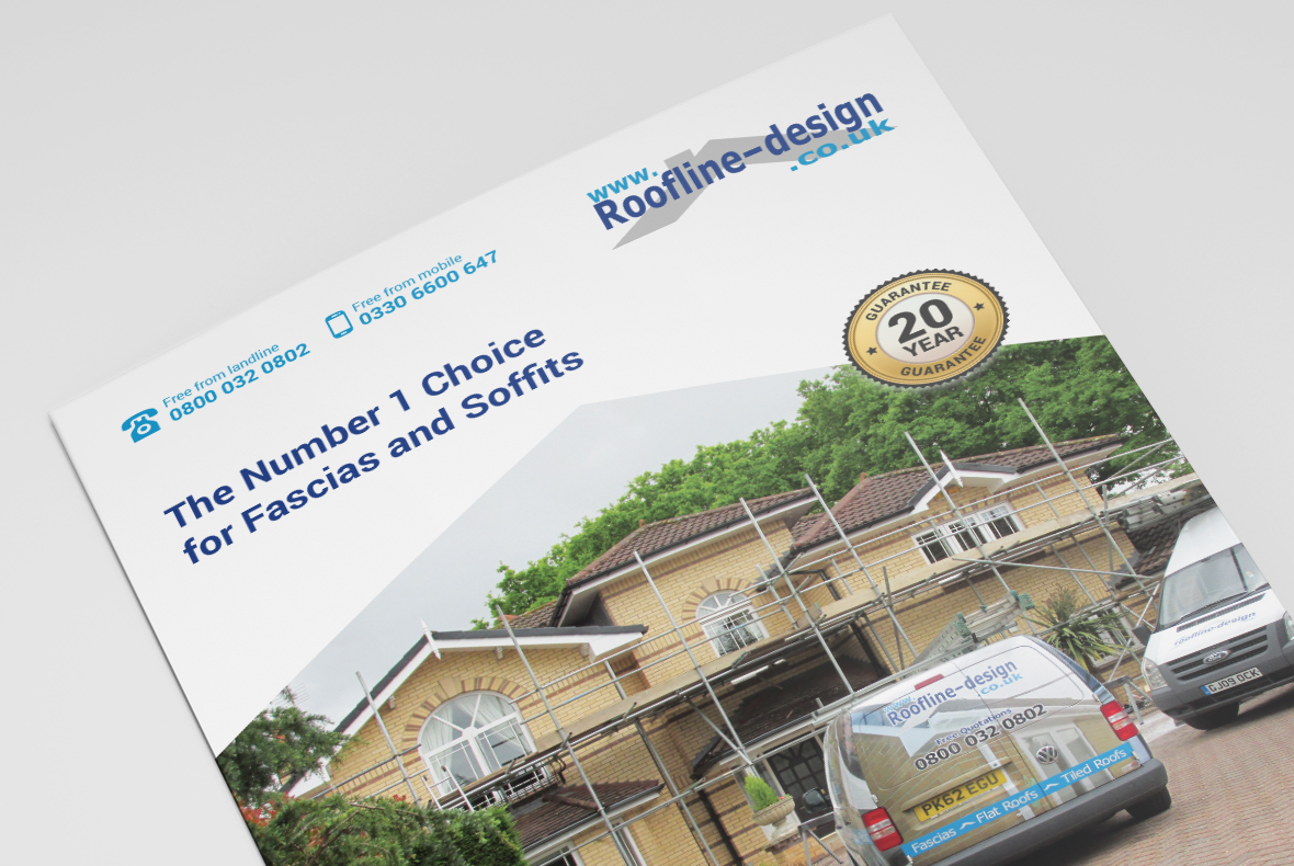 Brochure Design for Roofline Design - Palmiero Design