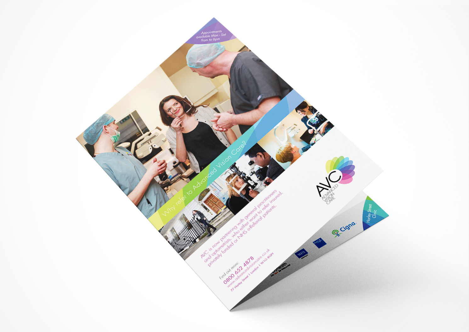 Brochure Design for Advanced Vision Care - Palmiero Design
