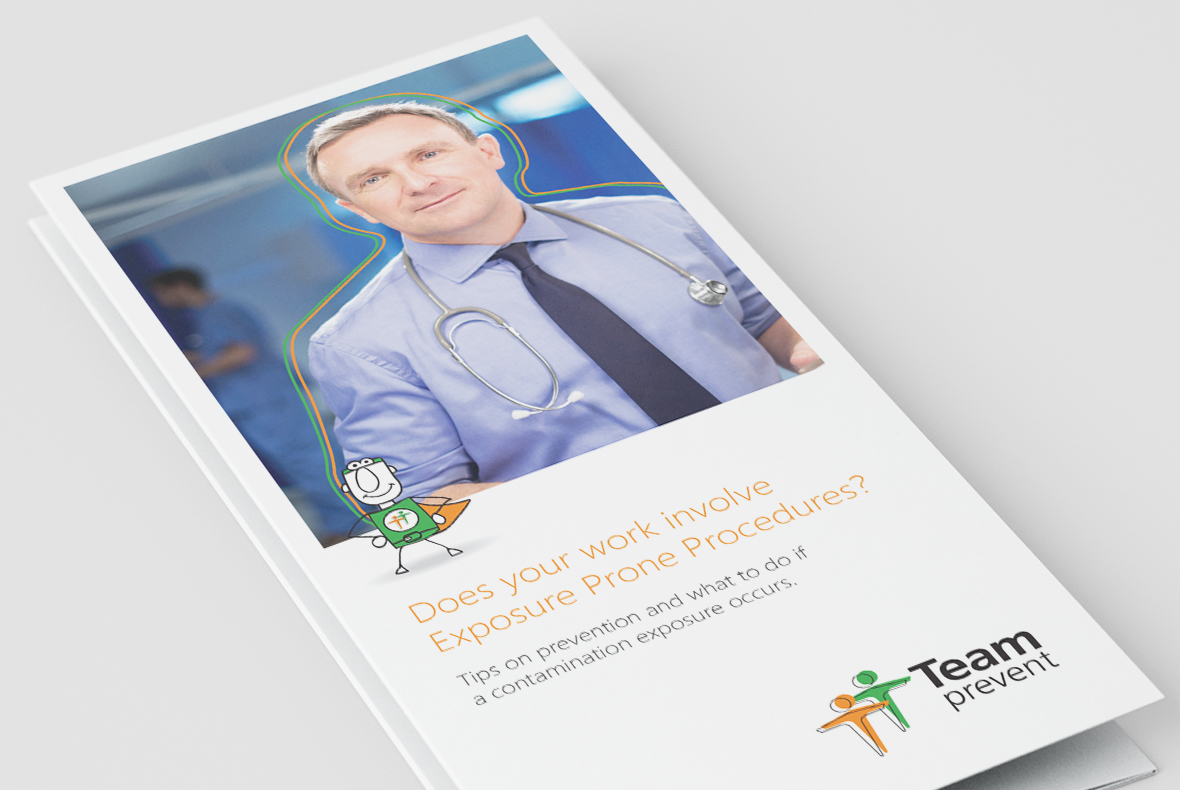 DL Brochure Design for Team Prevent - Palmiero Design