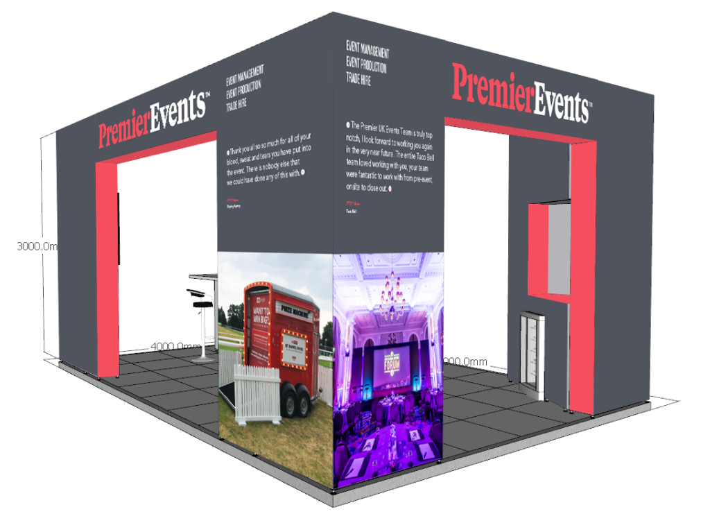 Exhibition Stand Graphics for Premier Events - Palmiero Design