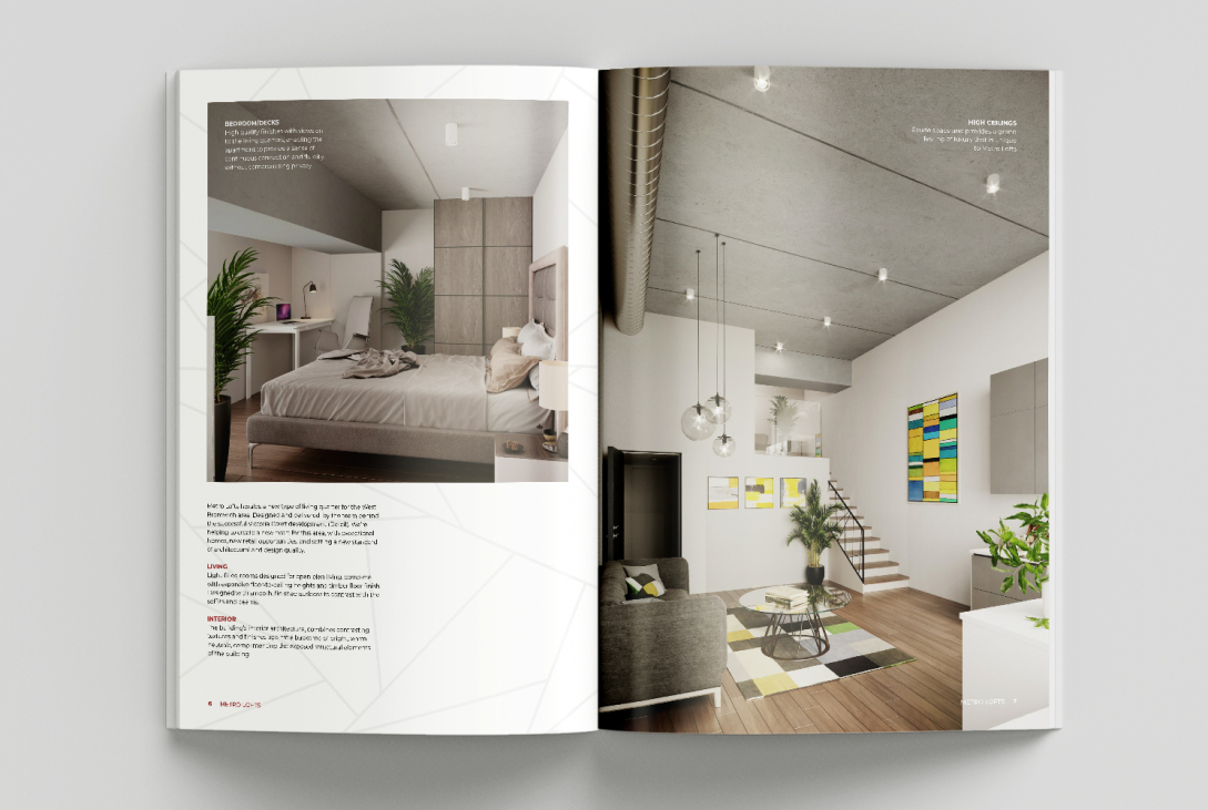Detail DMC – Metro Lofts Property Brochure Design - Palmiero Design