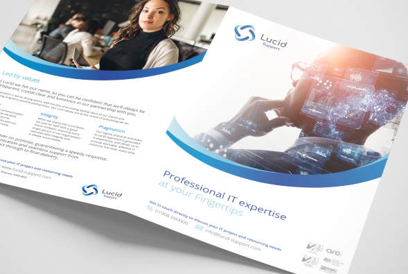 Brochure design for precision engineering business - Palmiero Design