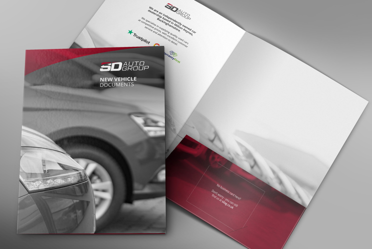 Folder Design for SD Auto Group