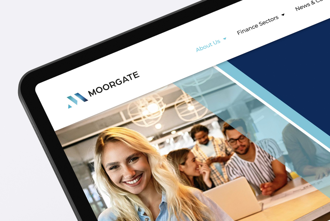 Moorgate Finance Logo Design