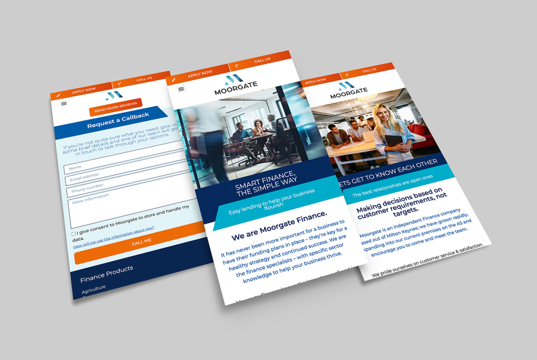 Moorgate Finance website