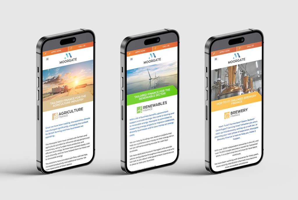 Moorgate Finance website