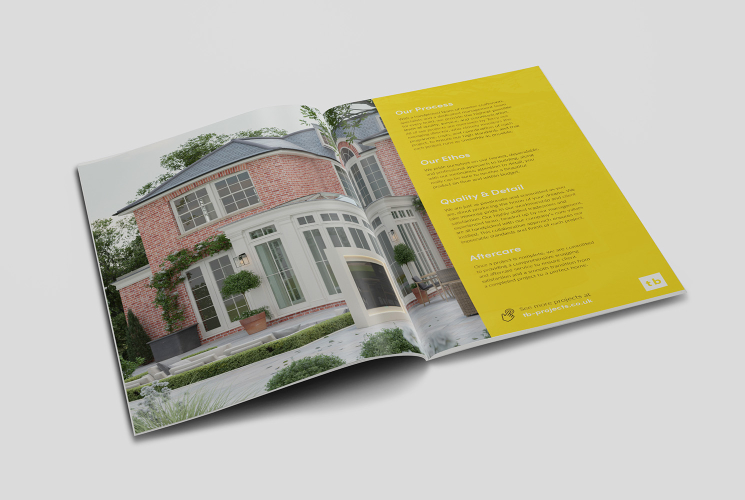 Sales brochure for TB Projects