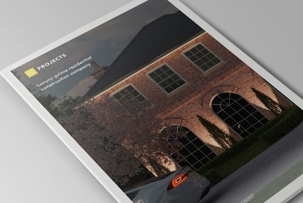 Sales brochure for TB Projects