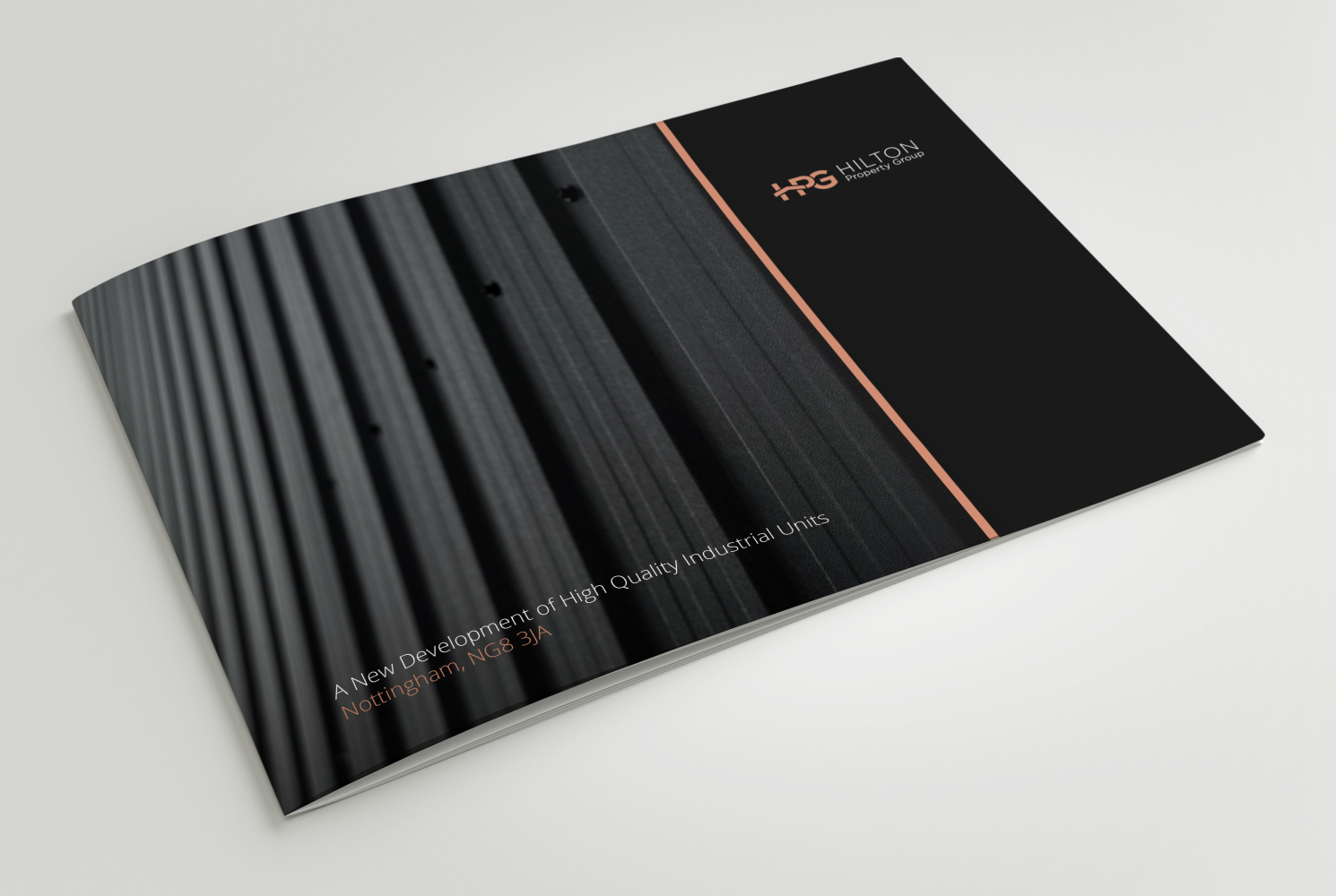 Brochure Design for Hilton Property Group Industrial Park - Palmiero Design